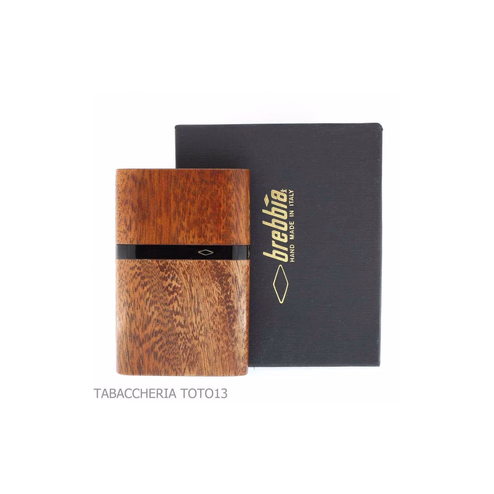 Mahogany pocket case for small cigars or cigarettes | Brebbia's Sale