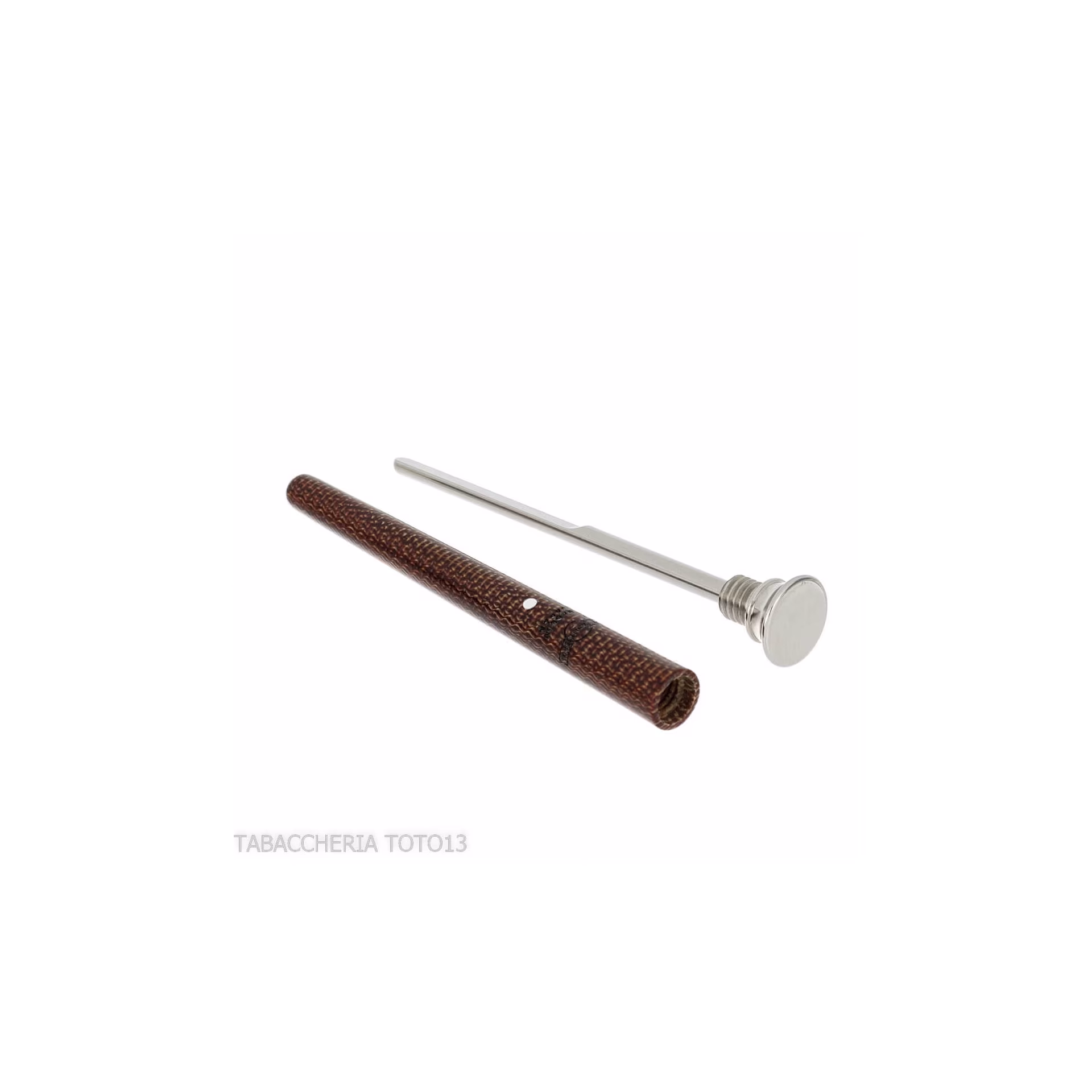 Dunhill - The White Spot Gadget Junior tan and palladium tamper