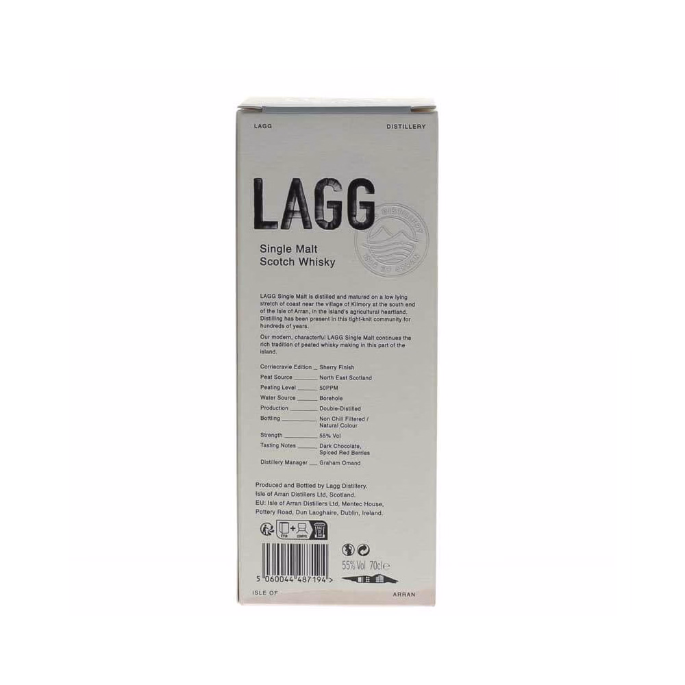 Lagg Corriecravie Stark getorftes Sherryfass-Finish | Optimal