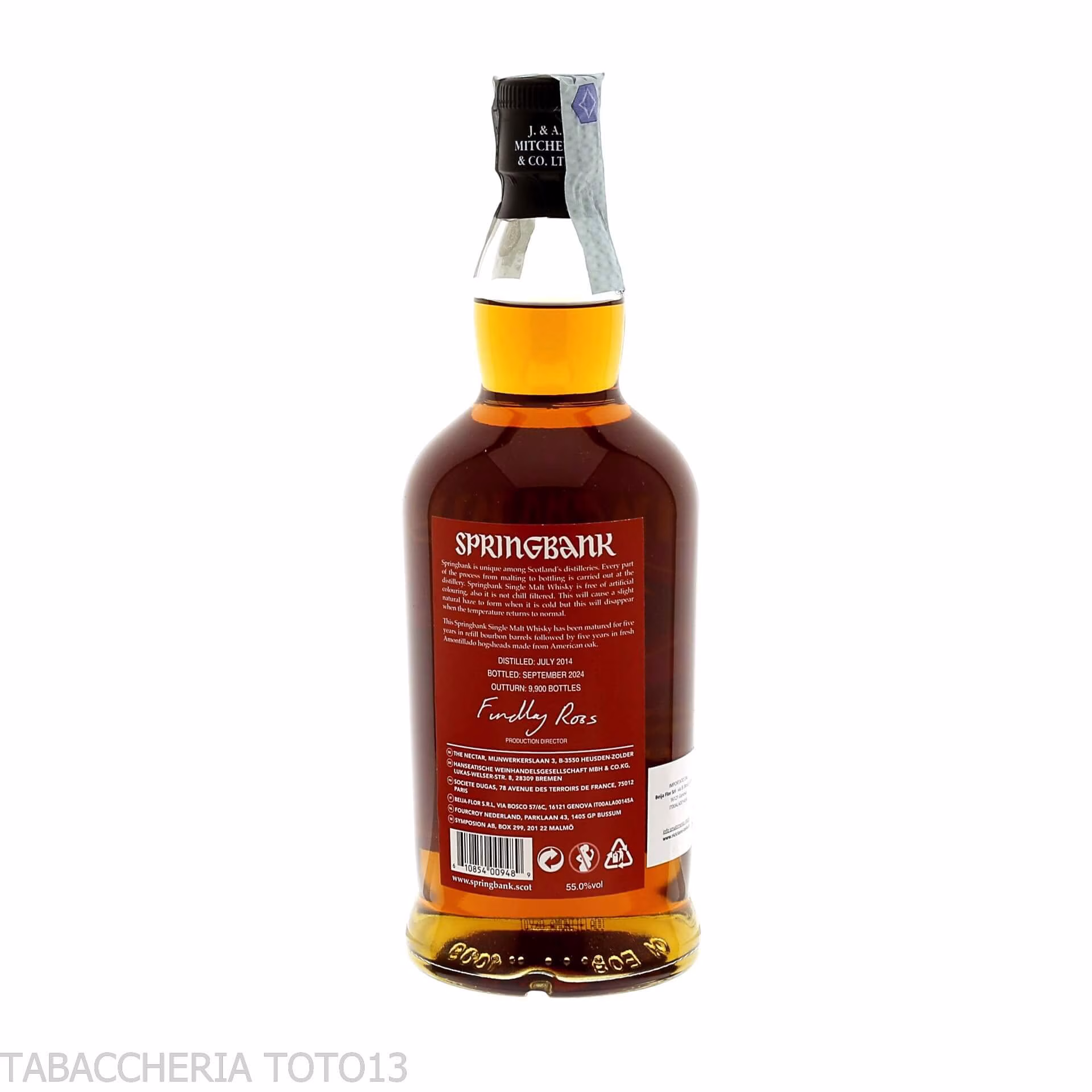 Springbank 10 Y.O. Amontillado cask matured | Online sale