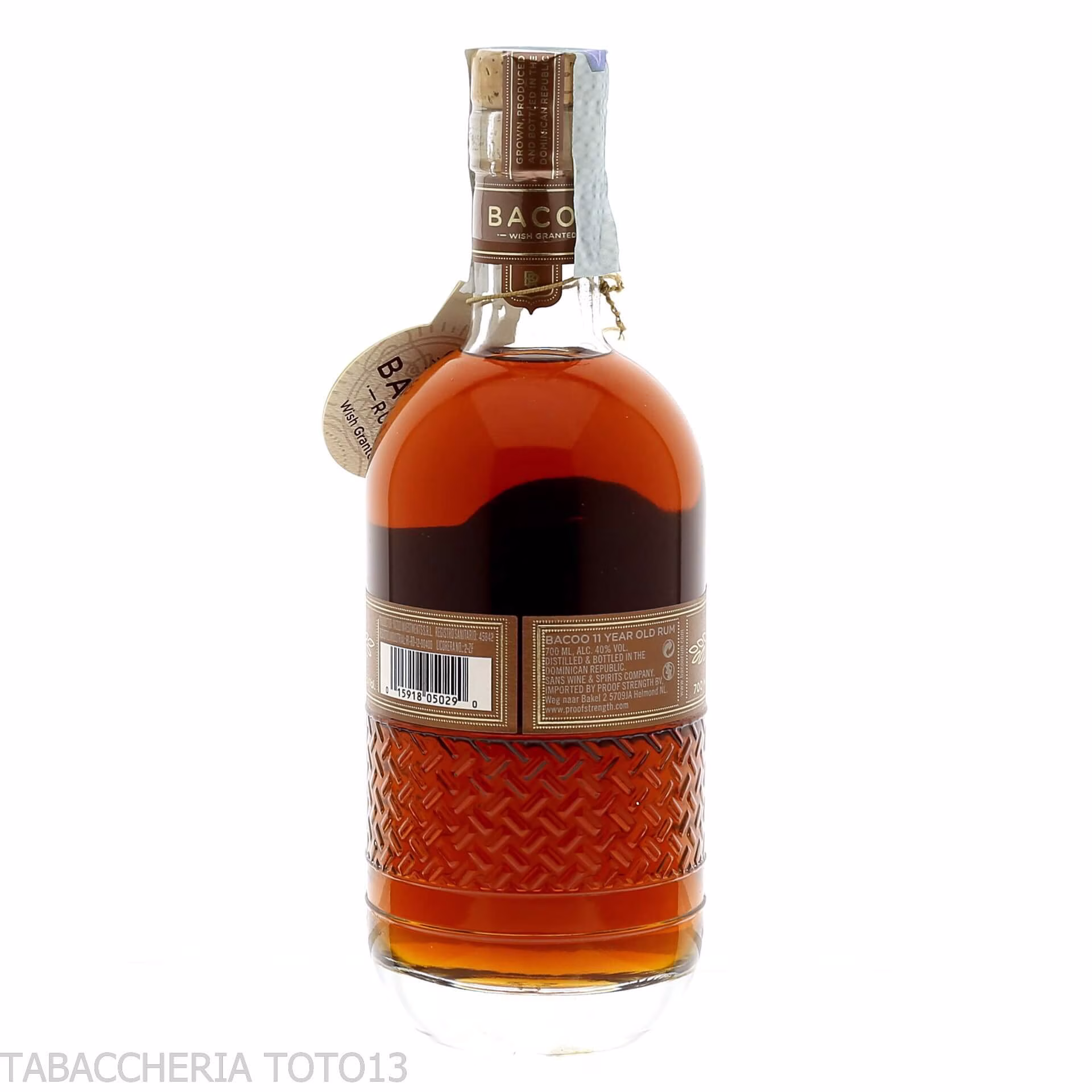 Bacoo Dominikanische Rum 11 Jahre in ehemaligen Bourbonfässern gereift