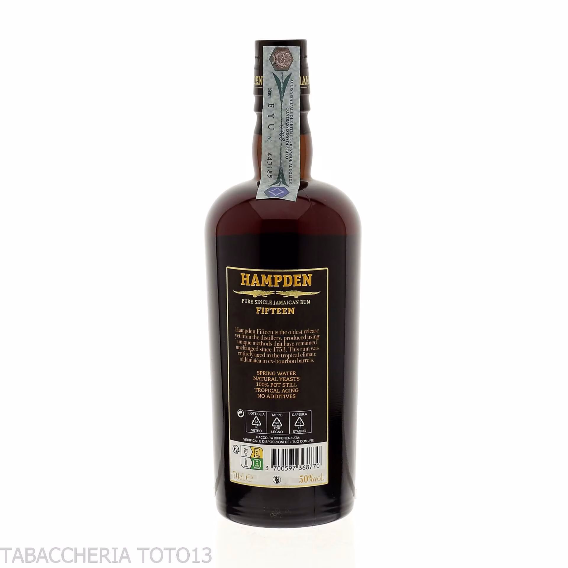 Hampden Jamaican Rum, 15 Jahre gereift | Legendärer Rum wie Caroni